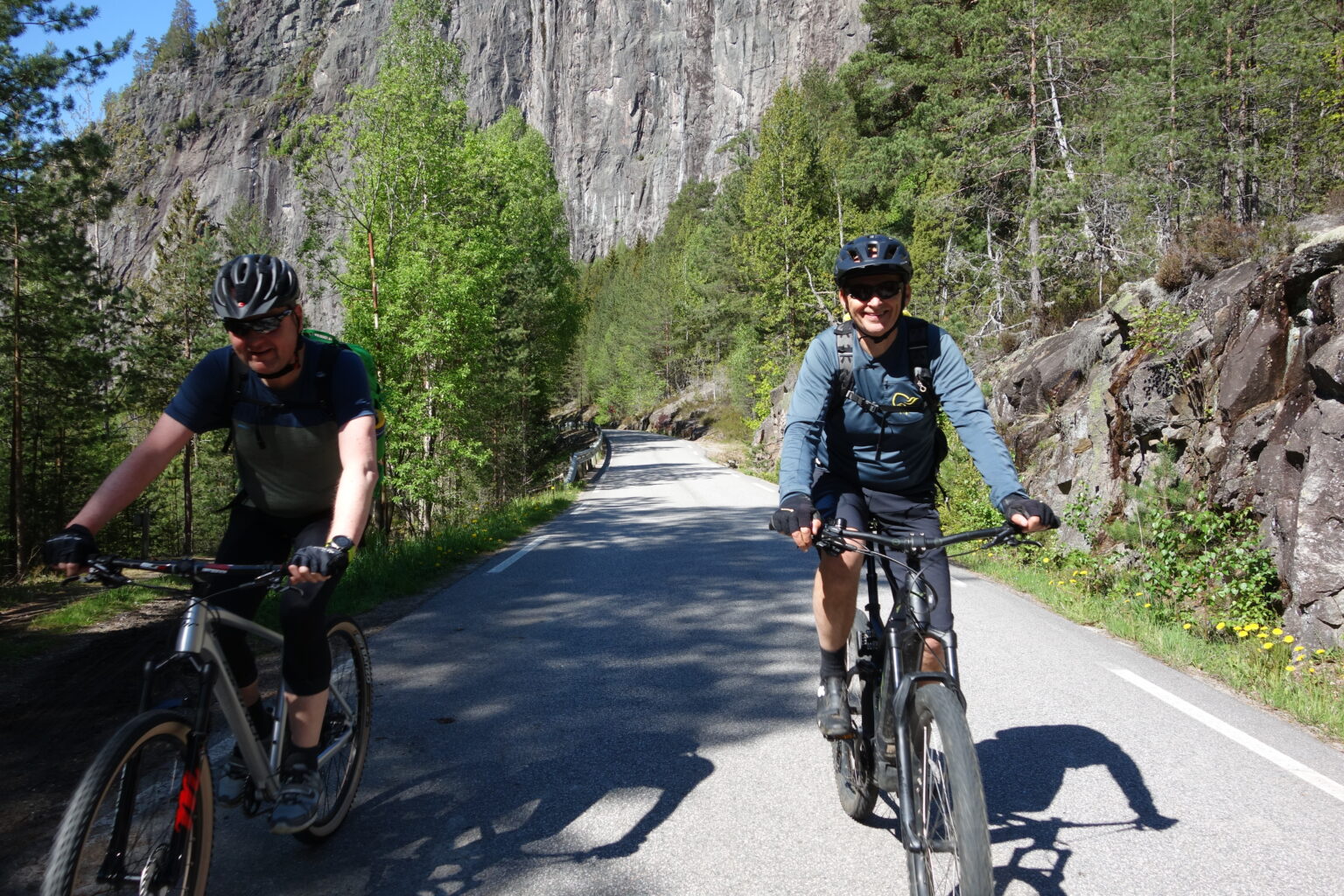 Rute 3: Telemarkskanalen, kort sykkeltur - Hubriding